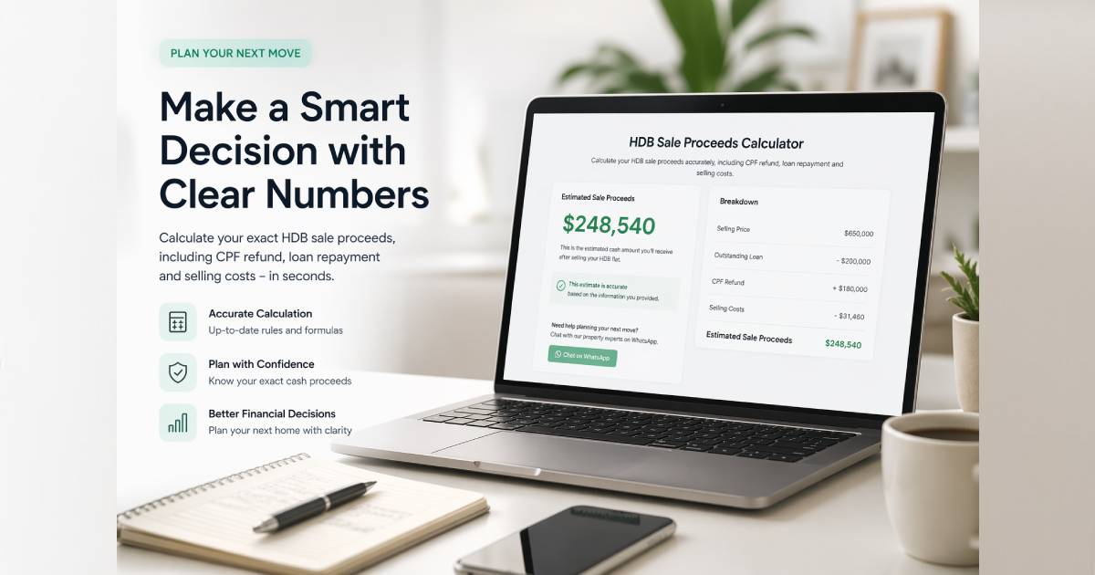 HDB Sale Proceeds Calculator Singapore | Estimate Cash Proceeds & CPF ...